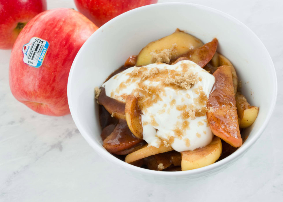 Sauteed Apples With Greek Yogurt | Stemilt