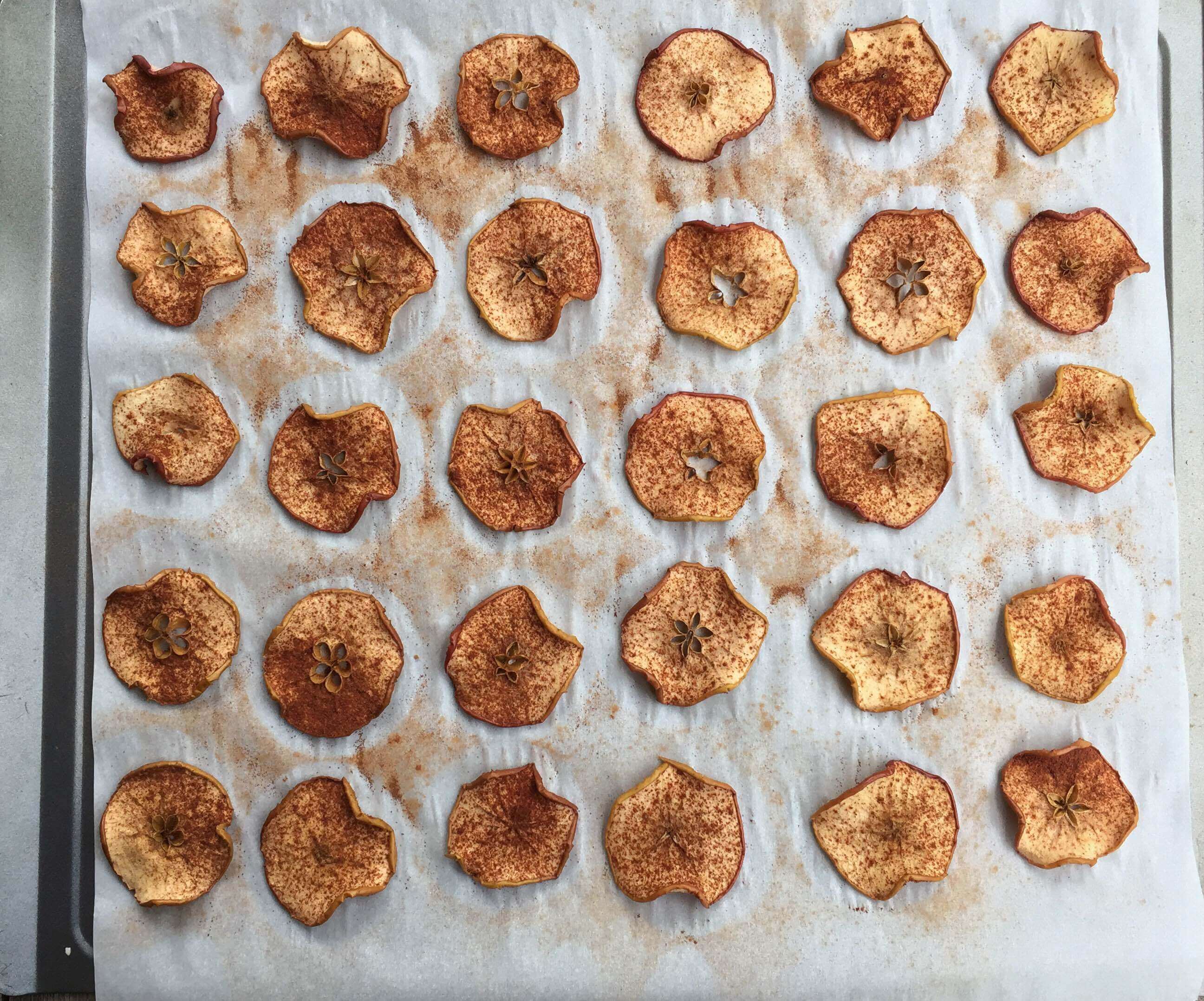 Healthy Apple Chips with Peanut Butter Yogurt Dip Recipe